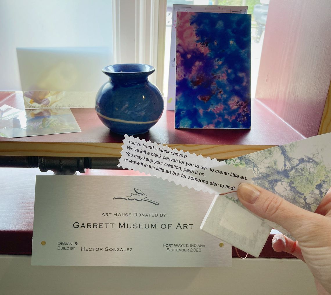 The story behind Fort Wayne's first Free Little Art Gallery at Tall ...